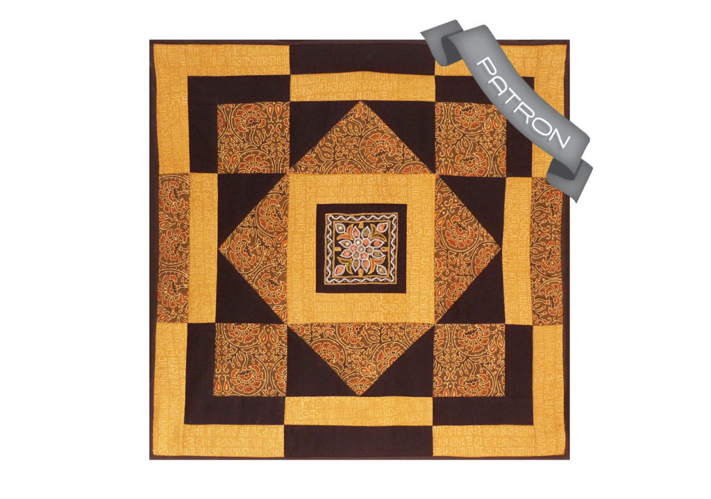 Patron du Patchwork Dhordo | Boutique Textile | Neelam.fr