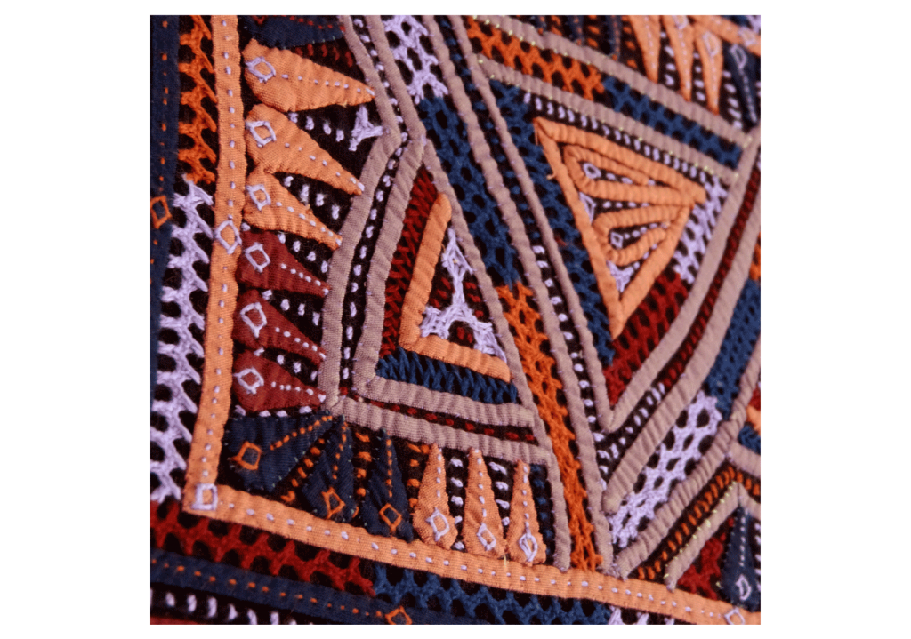 Broderie DHEBARIA RABARI "jacinthe" | Boutique de Textiles | Neelam.fr