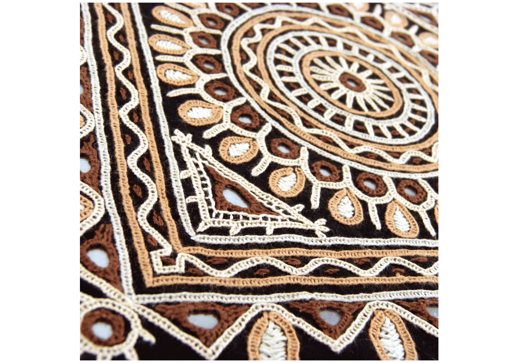Broderie RABARI "sable" | Boutique DIY - Textiles | Neelam.fr
