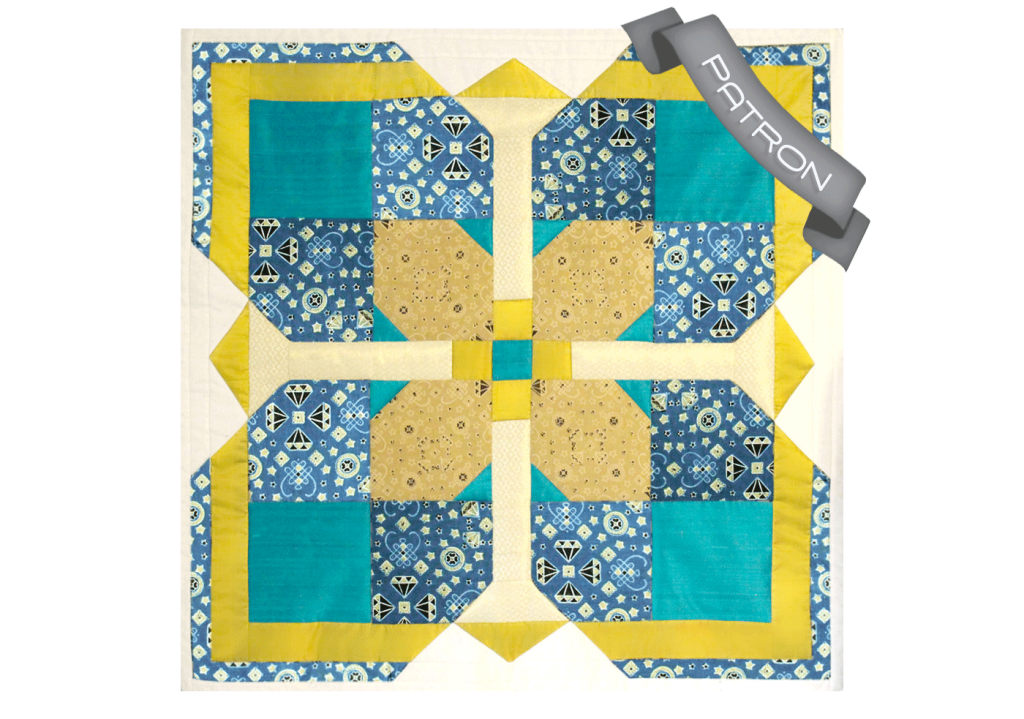 Patron du patchwork Ipomée | Boutique de tissus artisanaux | Neelam.fr
