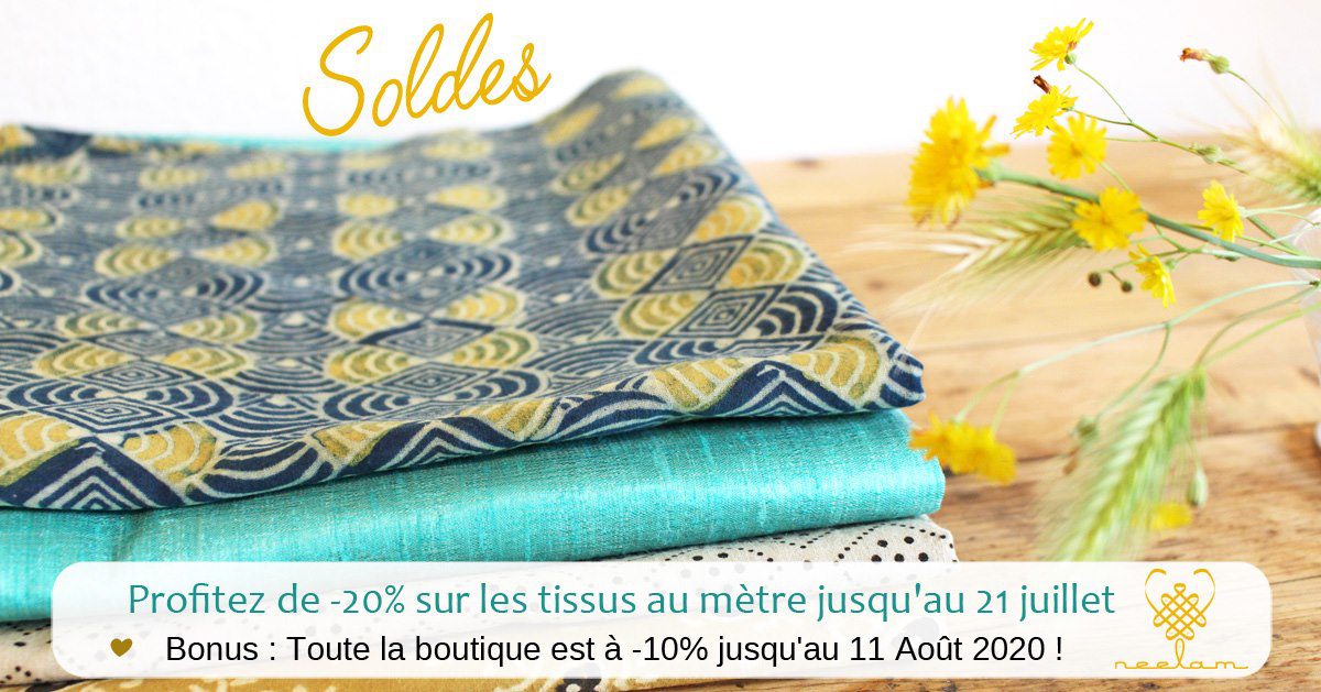 Neelam Textiles Nomades. Boutique art textile, kit DiY, patchwork, tissus