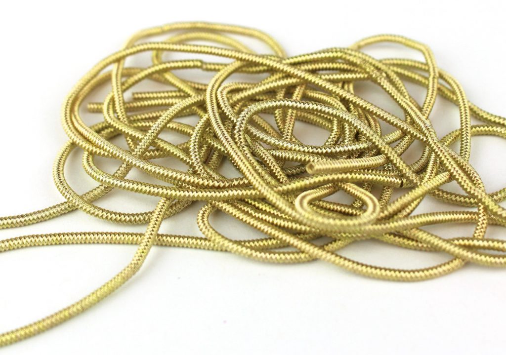 Cannetille torsadée Dune | Broderie OR | Neelam.fr