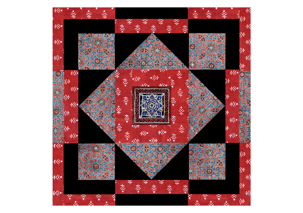 Kit de Patchwork Dhordo "cobalt" | Boutique Patchwork | Neelam.fr