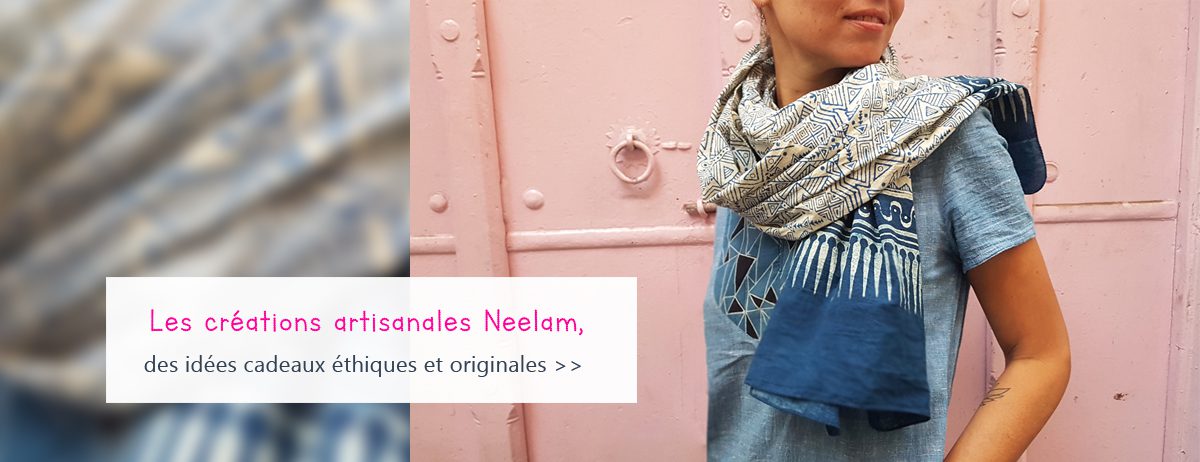 Neelam Textiles Nomades. Boutique art textile, kit DiY, patchwork, tissus