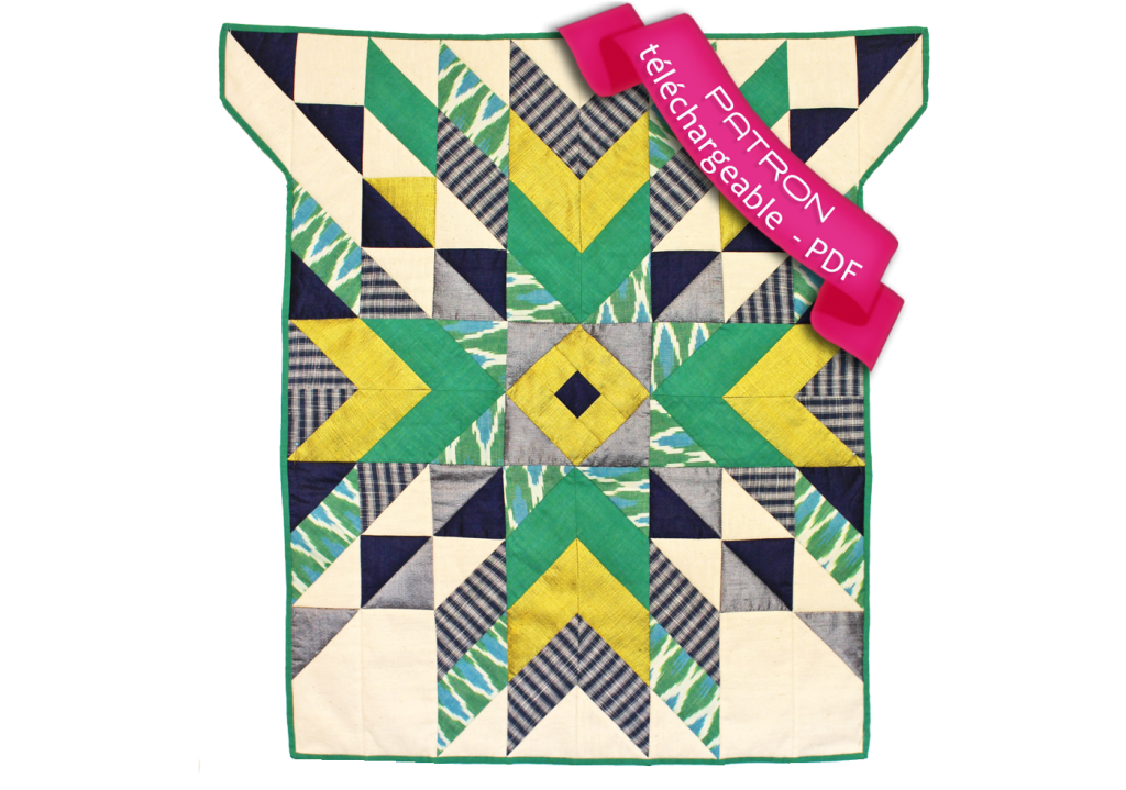 Patron du patchwork Toltèque - PDF | Boutique Patchwork | Neelam.fr