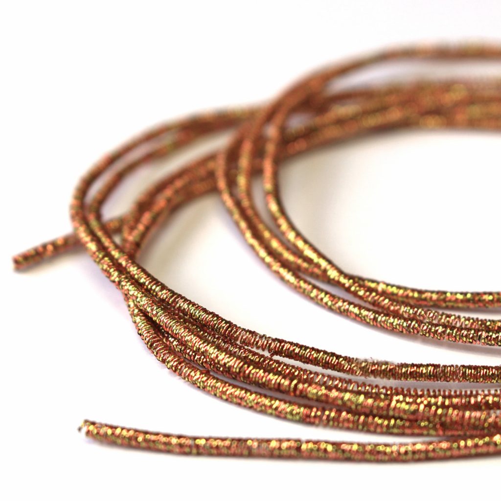 Cannetille scintillante Bronze | Broderie d'or | cannetille colorée