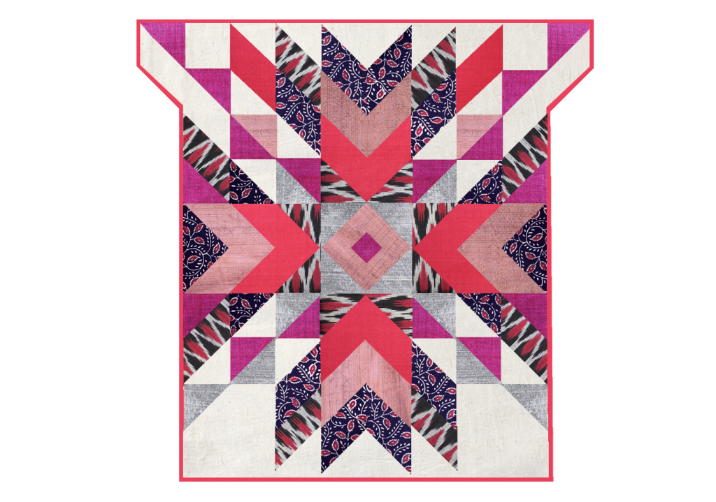 Kit de Patchwork Toltèque "cinabre" | Boutique Patchwork | Neelam.fr