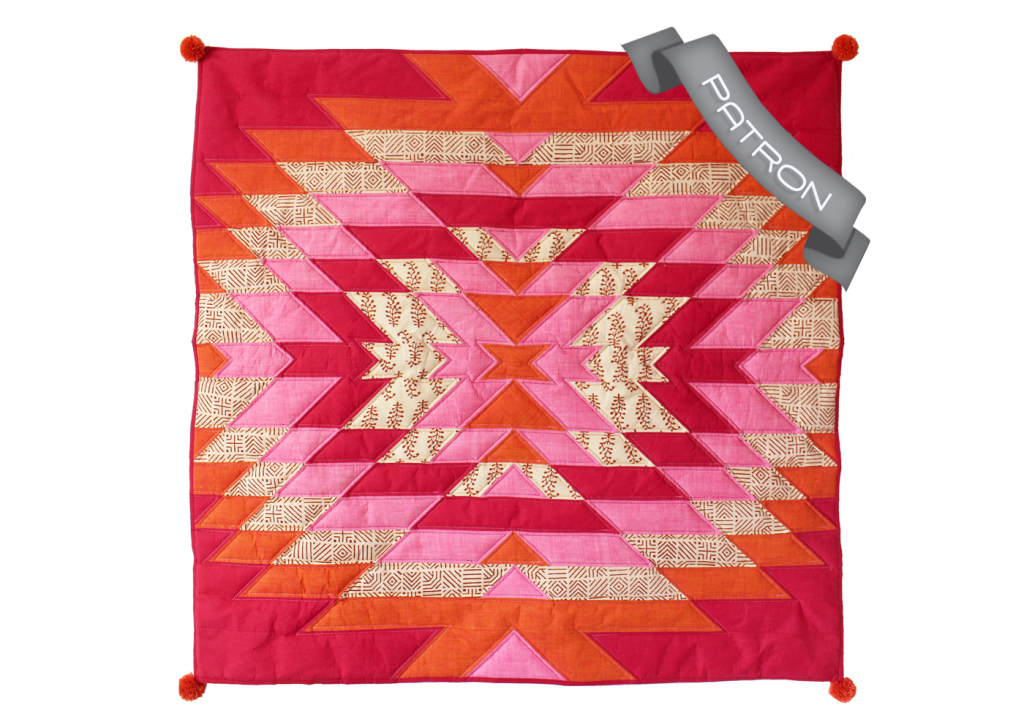 Patron du patchwork Aztec | Boutique patchwork | Tissus artisanaux