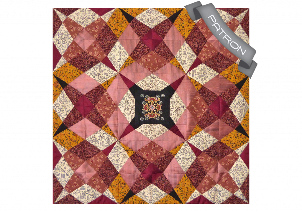 Patron du patchwork Lahara | Boutique patchwork | Tissus artisanaux