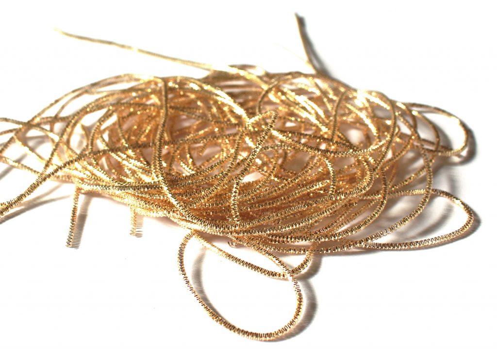 Cannetille frisée Or pêche clair | Broderie d'Or