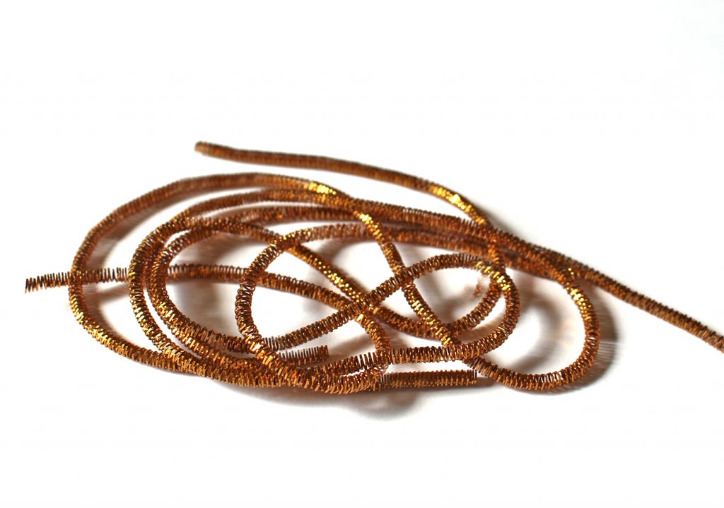 Grosse cannetille frisée Bronze | Broderie d'Or