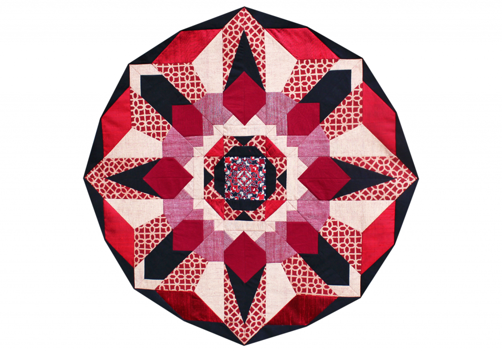 Kit de Patchwork Mandala "rouge" | Boutique Patchwork