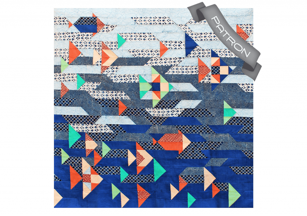 Patron du patchwork Océan